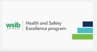 WSIB Health and Safety Excellence program – SAFESUSTAIN